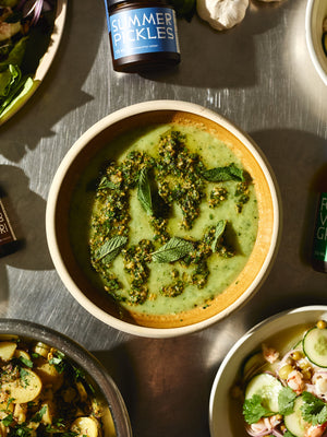 Grilled Kale with Elderflower Peaso Butter · Noma Projects