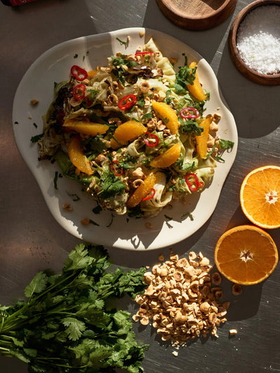 Mussels and Toasted Sourdough with Elderflower Peaso Butter · Noma Projects